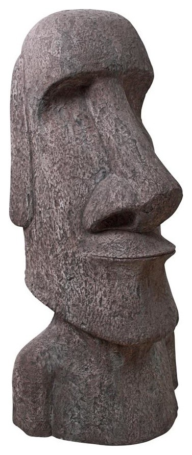 Giant Easter Island Head - Tropical - Garden Statues And Yard Art - by ...
