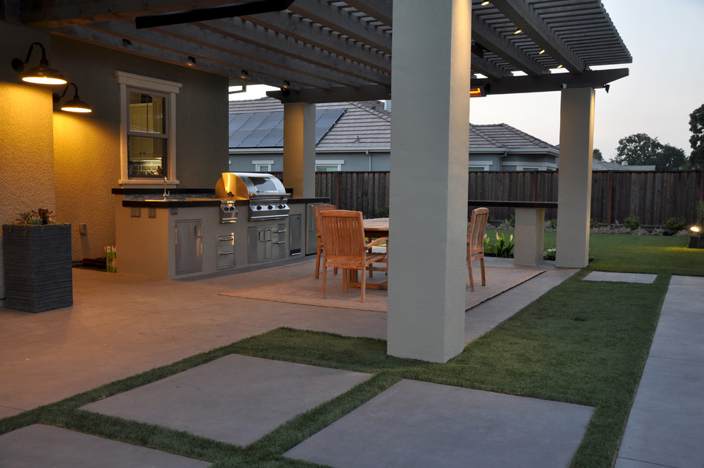 a Pavilion with Outdoor Kitchen - Farmhouse - San Francisco - by B ...