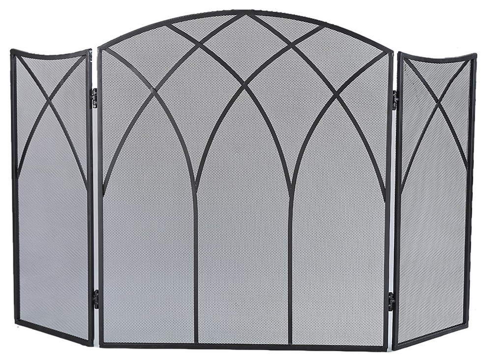 Gothic Fireplace Screen - Transitional - Fireplace Screens - by ...