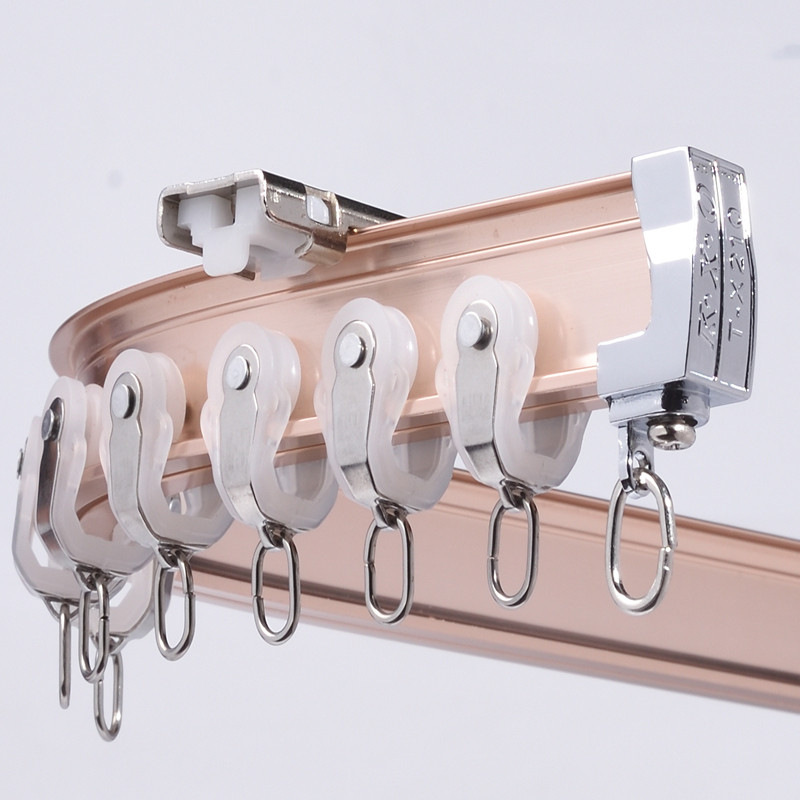 Ceiling/Wall Heavy-Duty Aluminium Bay Window Curtain Tracks - Modern ...