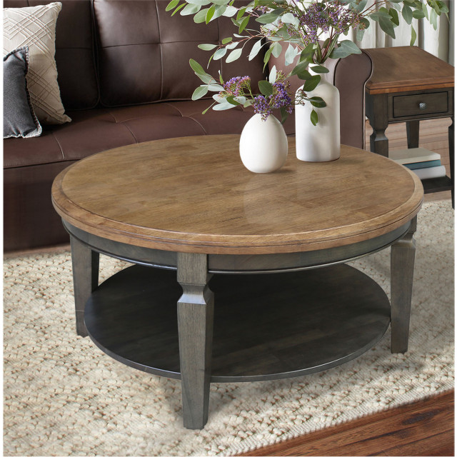 Vista Round Coffee Table - Transitional - Coffee Tables - by ...