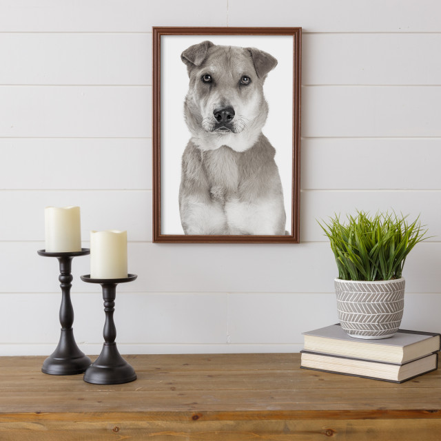 Sweet Simplicity Rustic Frame in Gray, 5X10 - Traditional - Picture ...