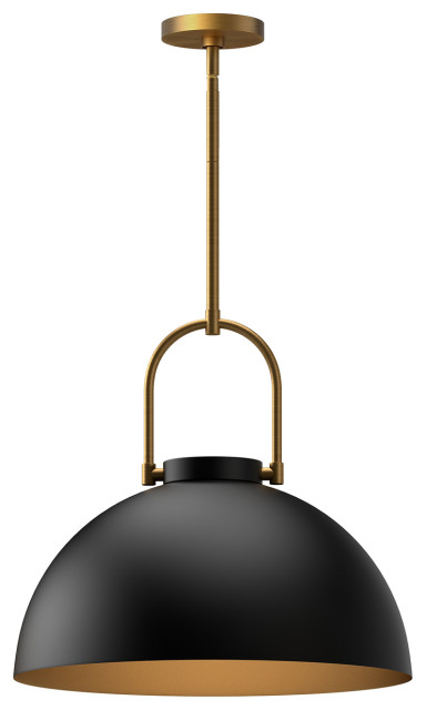 Harper pendants,Matte Black D15-3/4" x H14-3/4" - Transitional ...