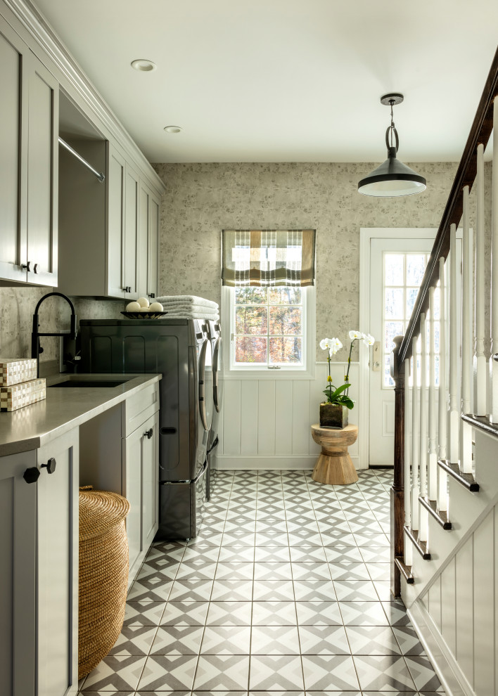 Basking Ridge, NJ - Traditional - Laundry Room - New York - by Forina ...