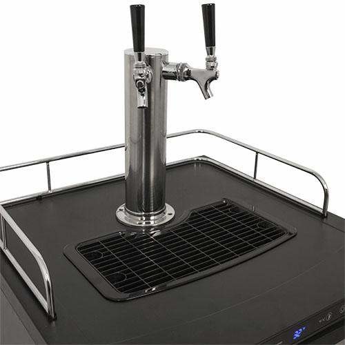 EdgeStar KC3000TWIN 24"W Freestanding Double Tap Kegerator ...