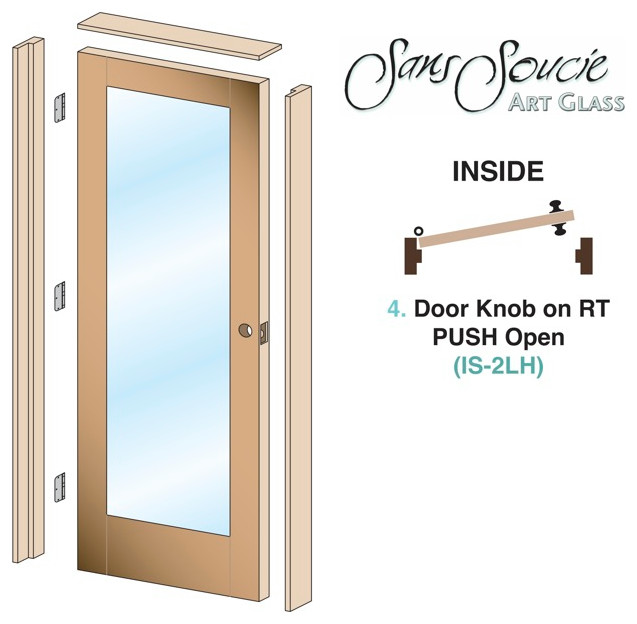Interior Prehung Door or Interior Slab Door - Ogee - Primed - 28" x 80 ...