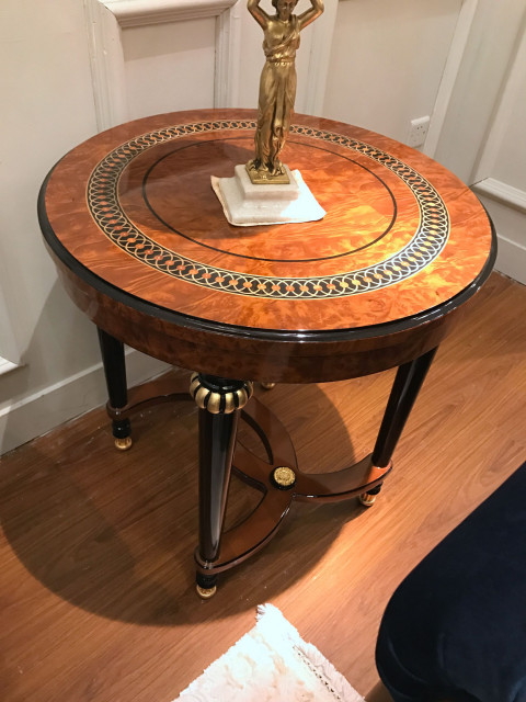 Infinity Round End Table - Traditional - Side Tables And End Tables ...