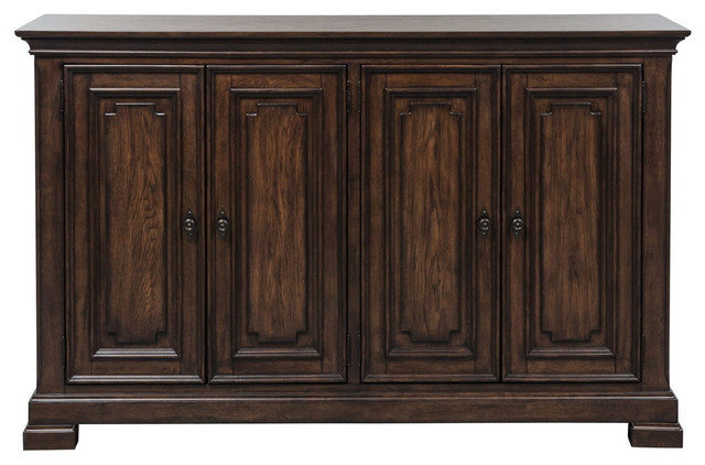 Armand Medium Brown Buffet - Traditional - Buffets And Sideboards - by ...