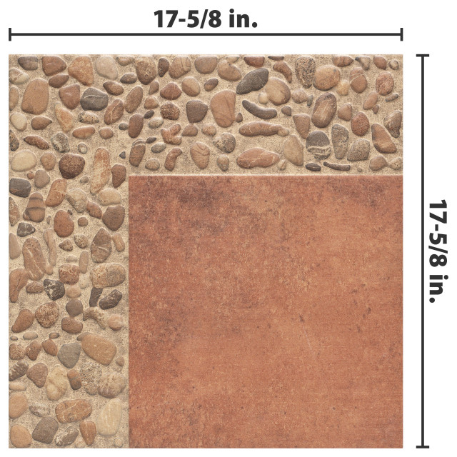 Castellon Cotto Ceramic Floor and Wall Tile - Contemporary - Wall And ...