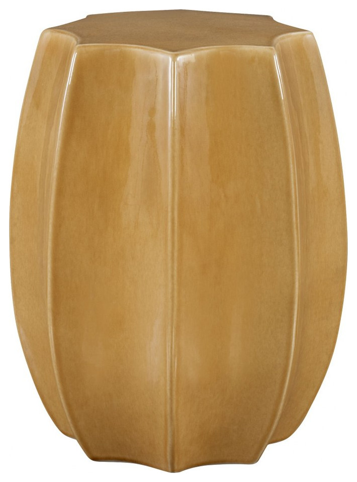 Scalloped Garden Stool-16.5 Inches Tall and 13.38 Inches Wide ...