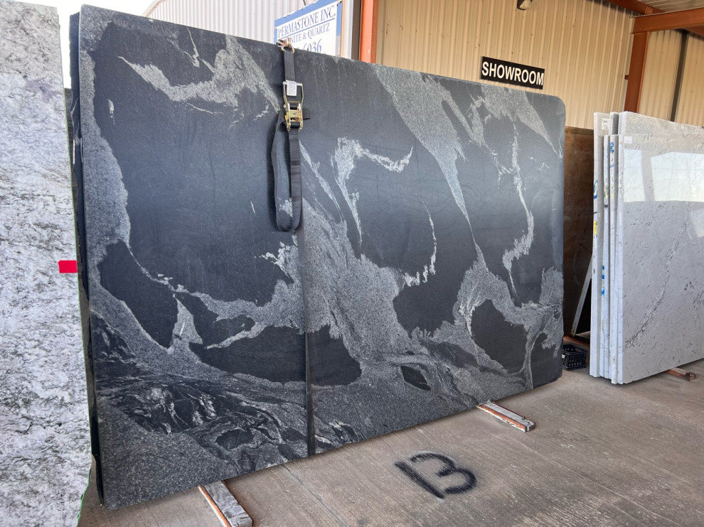 looking at python black countertops