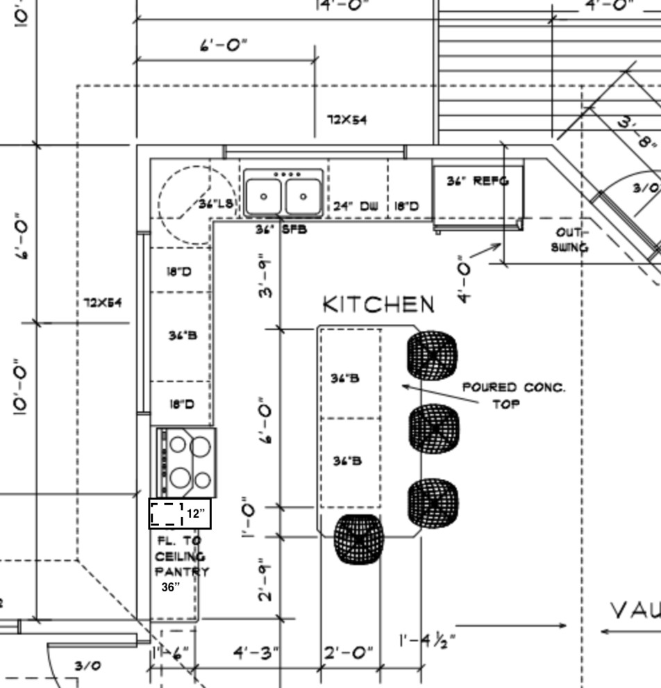 Kitchen layout; prep sink or not?