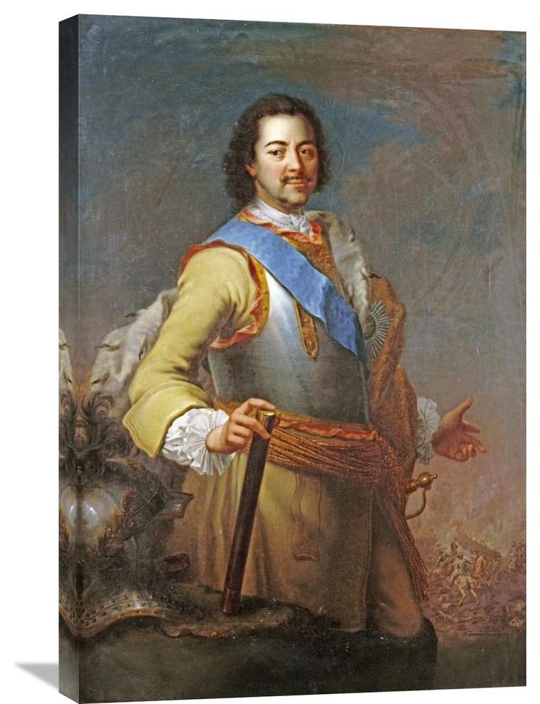 "Portrait of Peter The Great" Artwork, 20.257" x 30" - Victorian ...