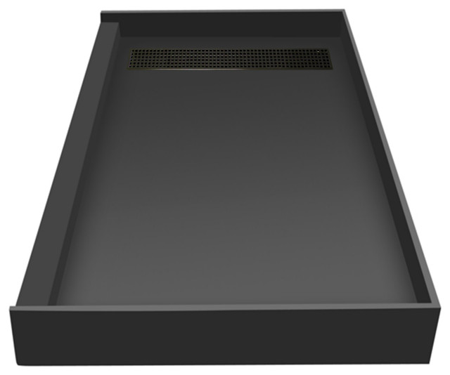 Tile Redi RT4260L-PVC Redi Trench 60" x 42" Rectangular Shower - Shower ...