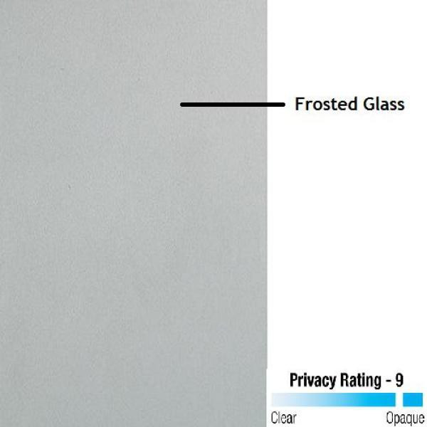 32"x80" 3 Lites Frosted Right-Hand Inswing Primed Fiberglass Door, 4-9/ ...