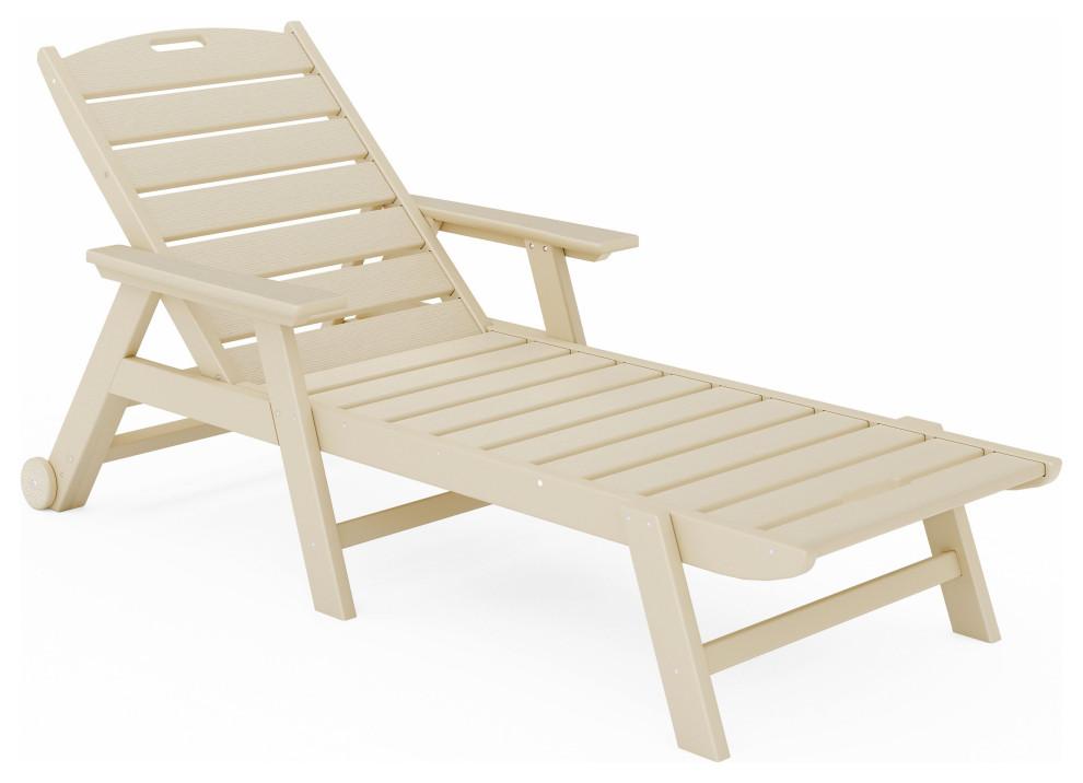 Lay Flat Chaise With Adjustable Back - Transitional - Outdoor Chaise ...
