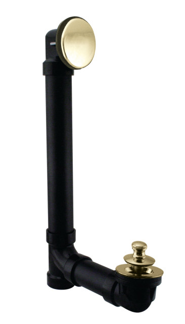 Illusionary Overflow 12" & 4" Sch. 40 ABS Bath Waste and Overflow With ...