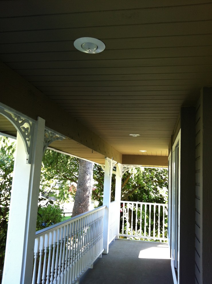 Soffit Porch Ceiling Installation | Shelly Lighting