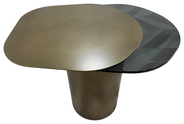 Modern Irregular Kaylee Side End Table - Midcentury - Coffee And Accent ...