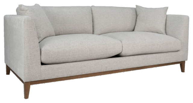 Harmony Sofa, Woven Tweed Neutral - Transitional - Sofas - by LH Home | Houzz