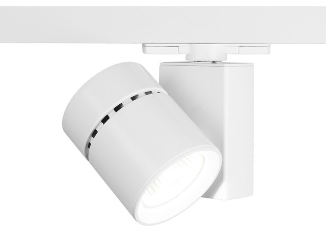 Exterminator II LED Track Head, White - Contemporary - Track Heads And ...