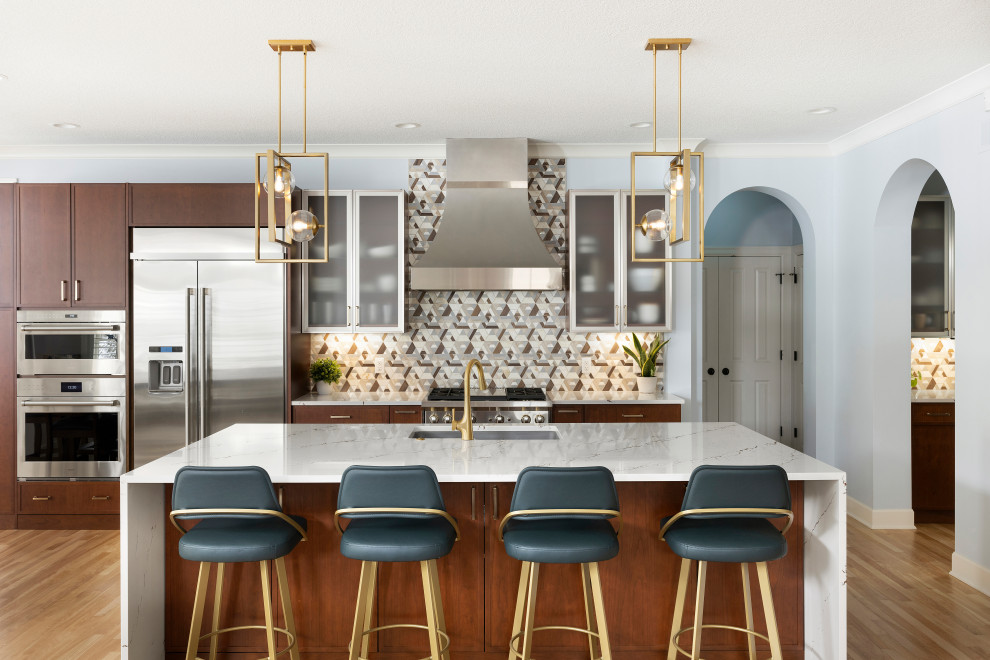 Mixed Metal Masterpiece - Transitional - Kitchen - Minneapolis - by ...