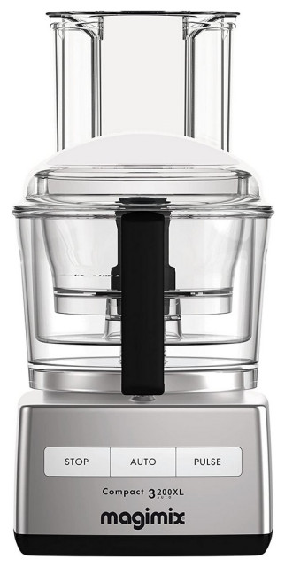Magimix Compact 3200 XL Food Processor, Brushed Chrome - Contemporary ...