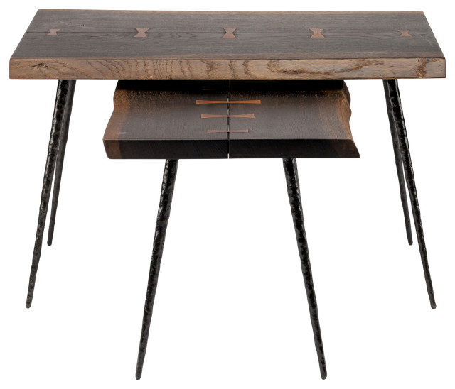 Nexa Seared Wood Side Table - Midcentury - Coffee Table Sets - by ...