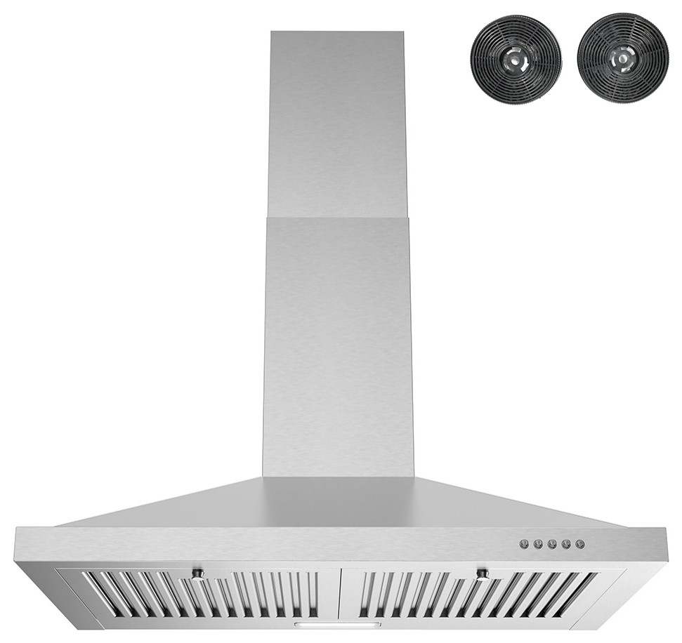 Streamline 30" Giganti Convertible Wall Mount Range Hood, Stainless ...