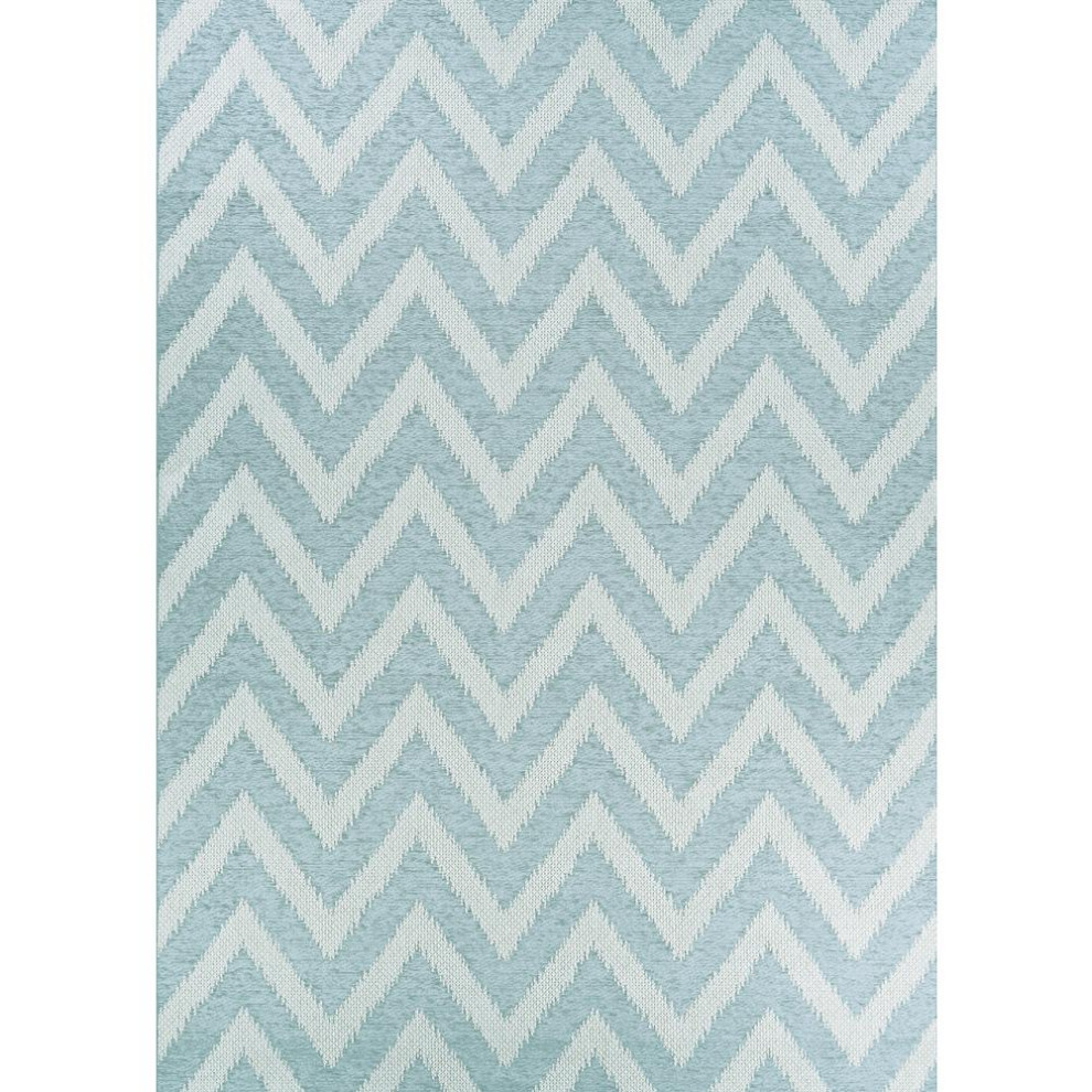 Cascade Area Rug, Serenity Blue, Rectangle, 3'9"x5'6" - Contemporary ...