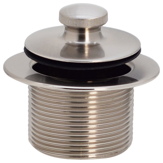 Twist & Close Sch. 40 PVC Bath Waste With Two-Hole Elbow, Stainless ...