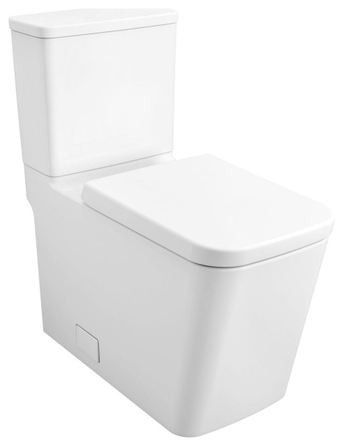 Grohe 39 663 Eurocube 1.28 GPF Two Piece Elongated Chair Height ...