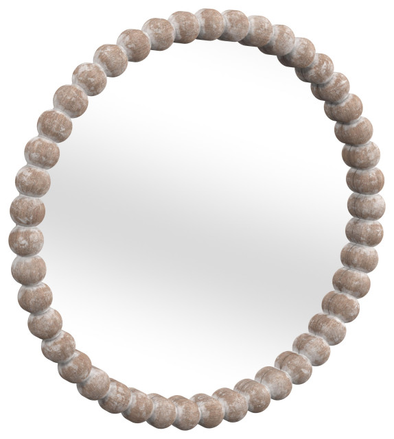 Whitеwash Round 30x30 Mirror - Modern - Wall Mirrors - by Sideboards ...