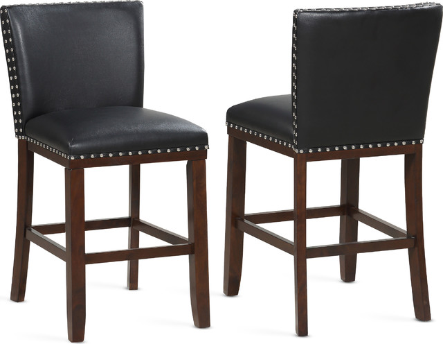 Tiffany Kd Counter Stool (Set of 2) - Transitional - Bar Stools And ...