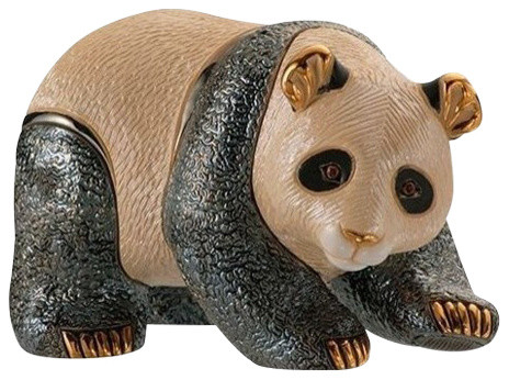 Panda Ceramic Sculpture - Contemporary - Sculptures - by Wildlife ...