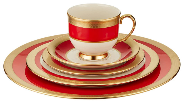 Lenox Embassy 40 Piece Dinnerware Set For 8 New - Contemporary ...