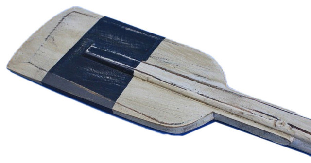 Wooden Rustic Squared Rowing Oar, King 50" - Beach Style - Decorative ...