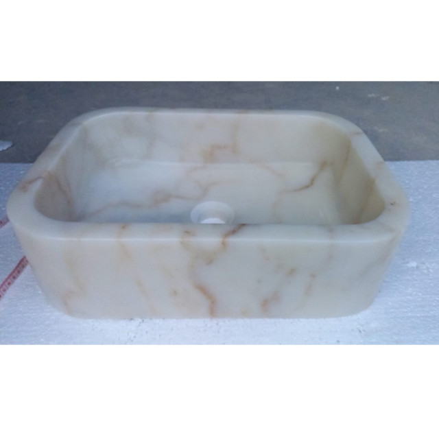 European Sugar Rectangular Farmhouse Sink Semi-Polished (W)12.5" (L)18 ...