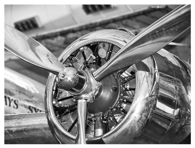 "Vintage airplane propeller" Digital Paper Print by Anonymous, 18"x14", 26"x34" - Industrial ...