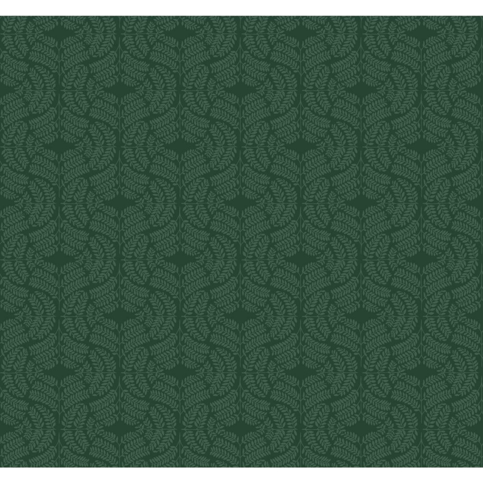 Fern Tile Wallpaper - Contemporary - Wallpaper - by York Wallcoverings ...