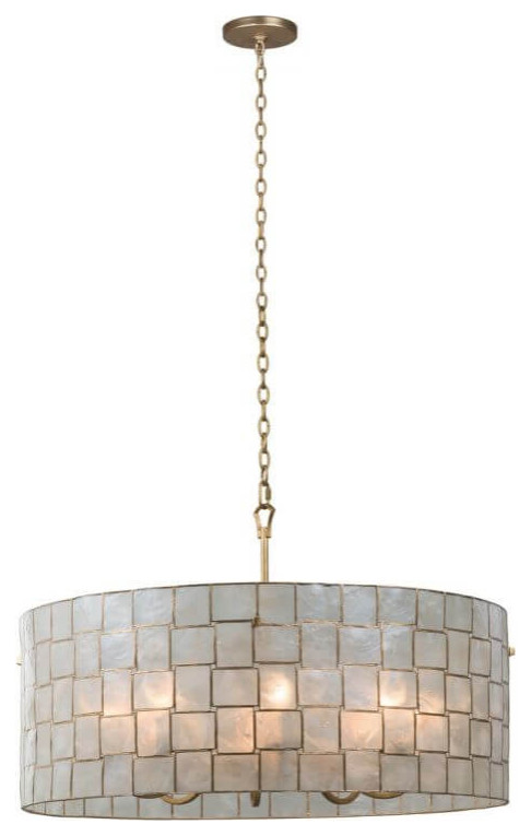 Kalco Lighting Roxy Pendant, Oxidized Gold Leaf, 33.00 - Transitional ...