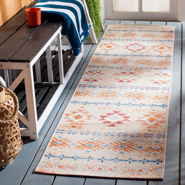 Summer SMR420 Indoor/Outdoor Rug, 2'x8' - Southwestern - Outdoor Rugs ...