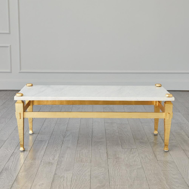 Roman Gold Coffee Table - Contemporary - Coffee Tables - by Lighting ...