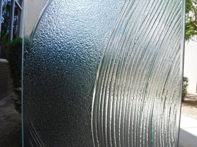 Front Door - High Tide - Cast Glass CGI 033 Exterior - Fiberglass ...