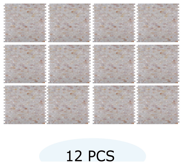 A03S Walls Tiles Mother Of Pearl I-Shaped Mosaic Shell Backsplash Tile ...