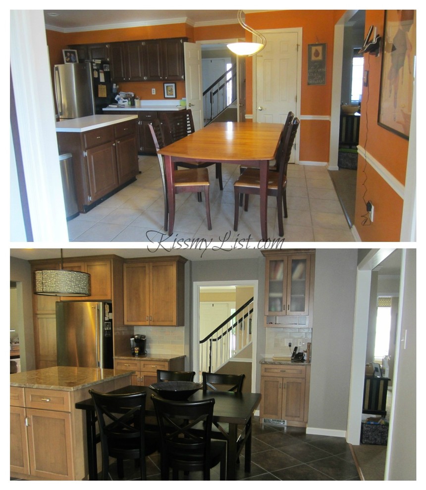 Complete Kitchen Remodel - before and after