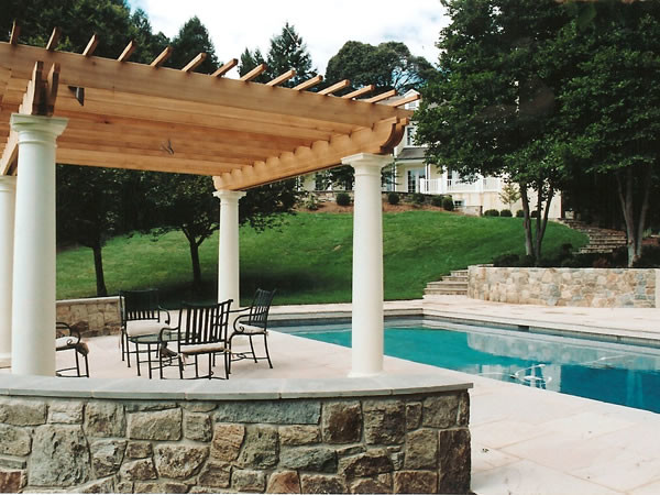 Tuscan Patio Pergola Designs