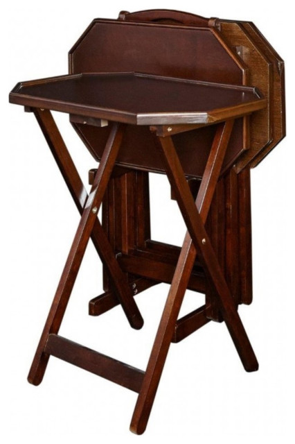 James Tray Table - Transitional - Tv Trays - by VirVentures | Houzz