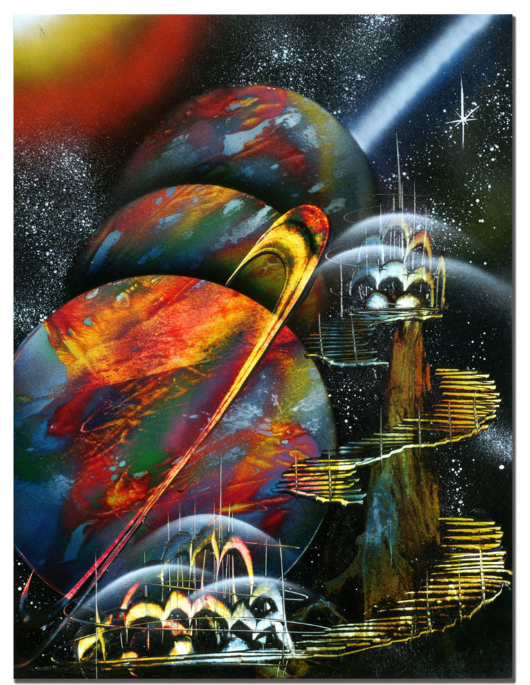 'Planet Alignment' Canvas Art by Conrad - Transitional - Prints And ...