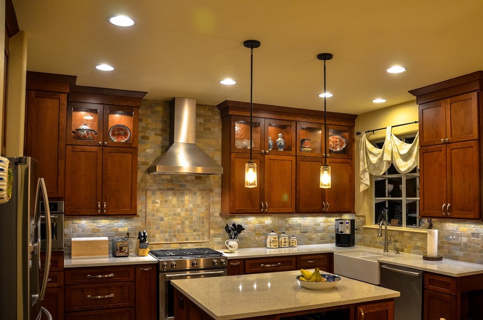 Traditional Craftsman Inspired Kitchen - Craftsman - Kitchen - Denver ...